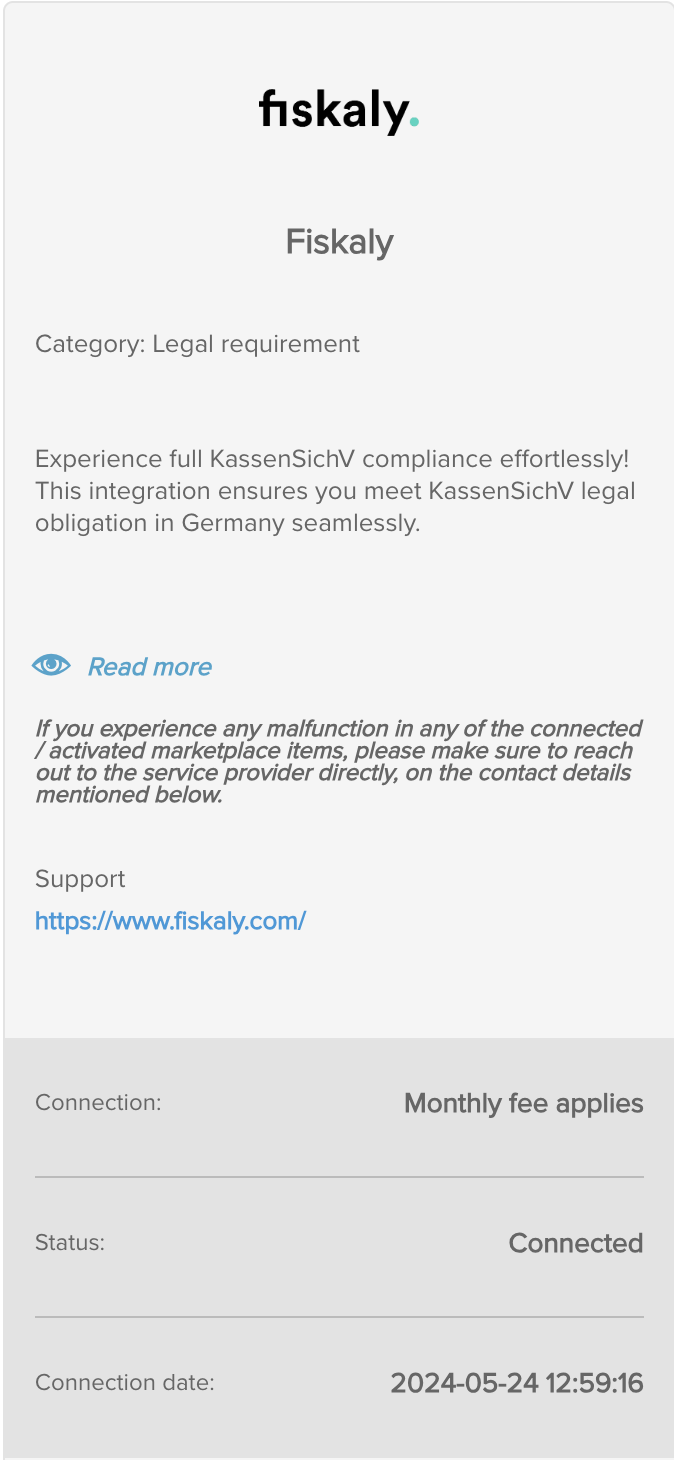 How to Establish and Use Fiskaly Integration within SabeeApp